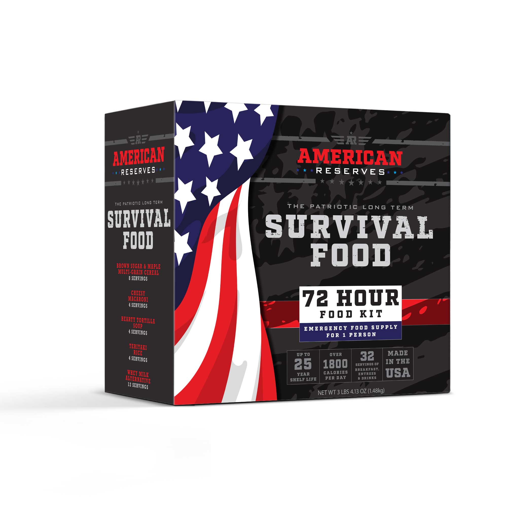 72 Hour Emergency Food and Drink Supply | American Reserves