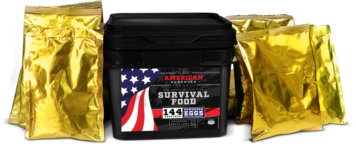 Emergency Freeze Dried Powdered Eggs - 144 Servings | American Reserves